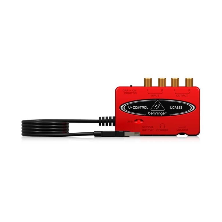 Behringer UCA222 | Interfaz de audio USB de 2 entradas / 2 salidas de ...