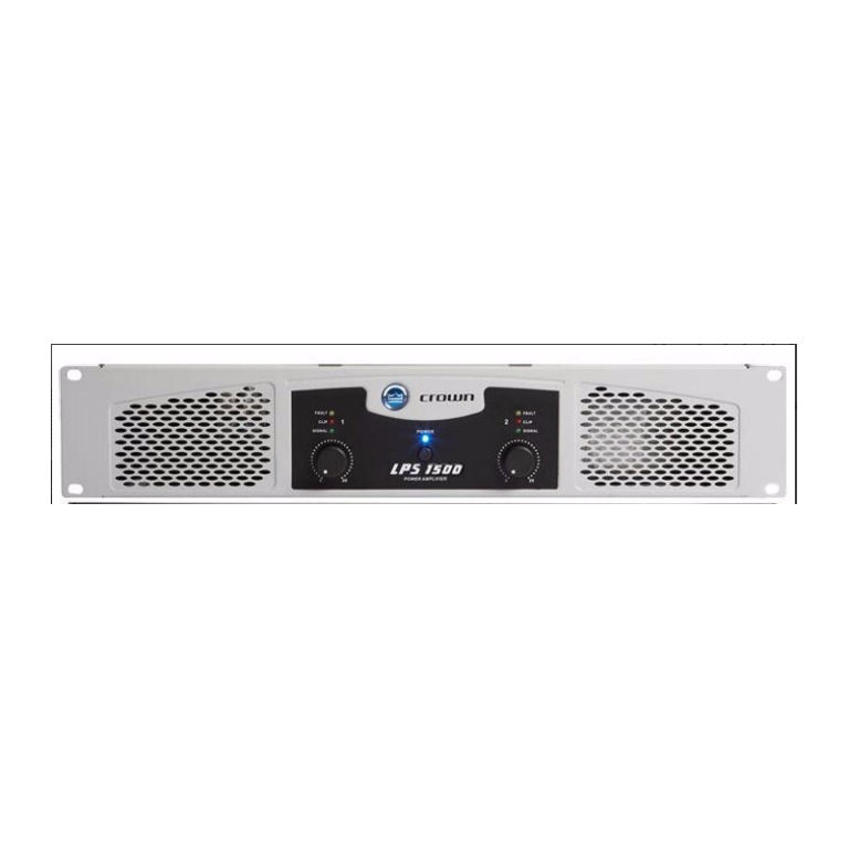 Crown LPS 1500 | Amplificador de Potencia • AudioSpot