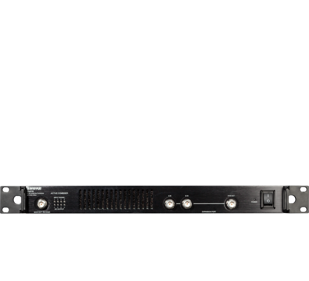 SHURE PA421B | Combinador de antena para sistemas inalámbricos PSM ...